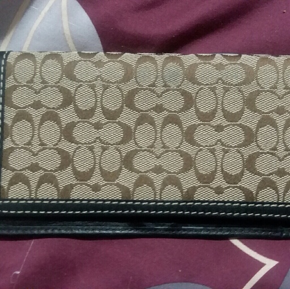 Coach | Bags | Coach Check Wallet | Poshmark